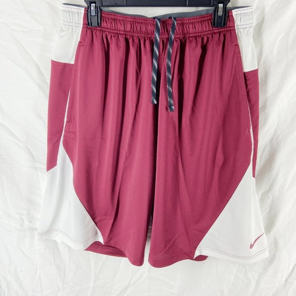 Nike | Shorts | Nike Drfit Mens Dark Red Maroon Basketball Shorts Size ...